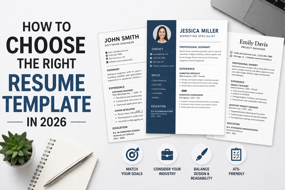 How to Choose the Right Resume Template in 2026 – WORTHY RESUMES